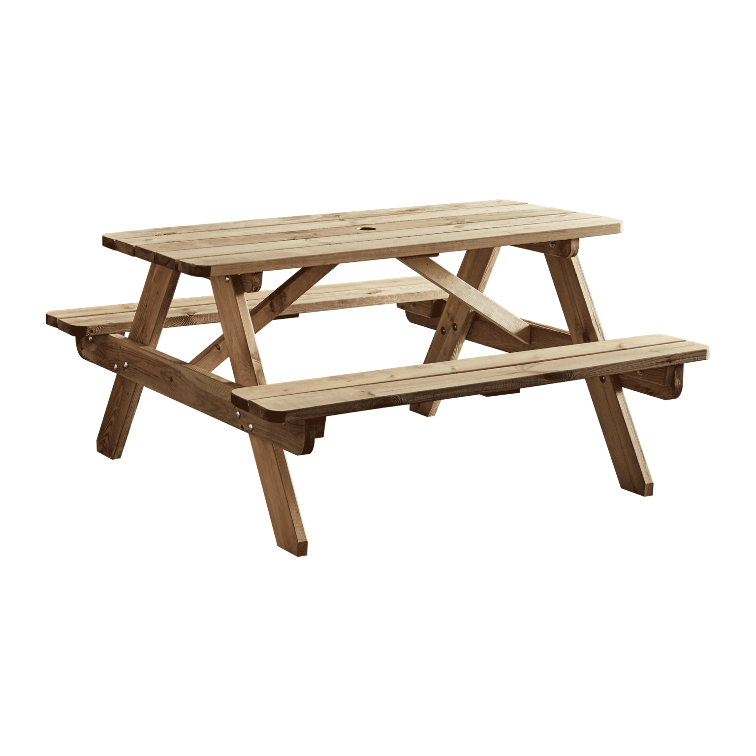 HEREFORD Picnic Table - 6 Seater - Zap Trading