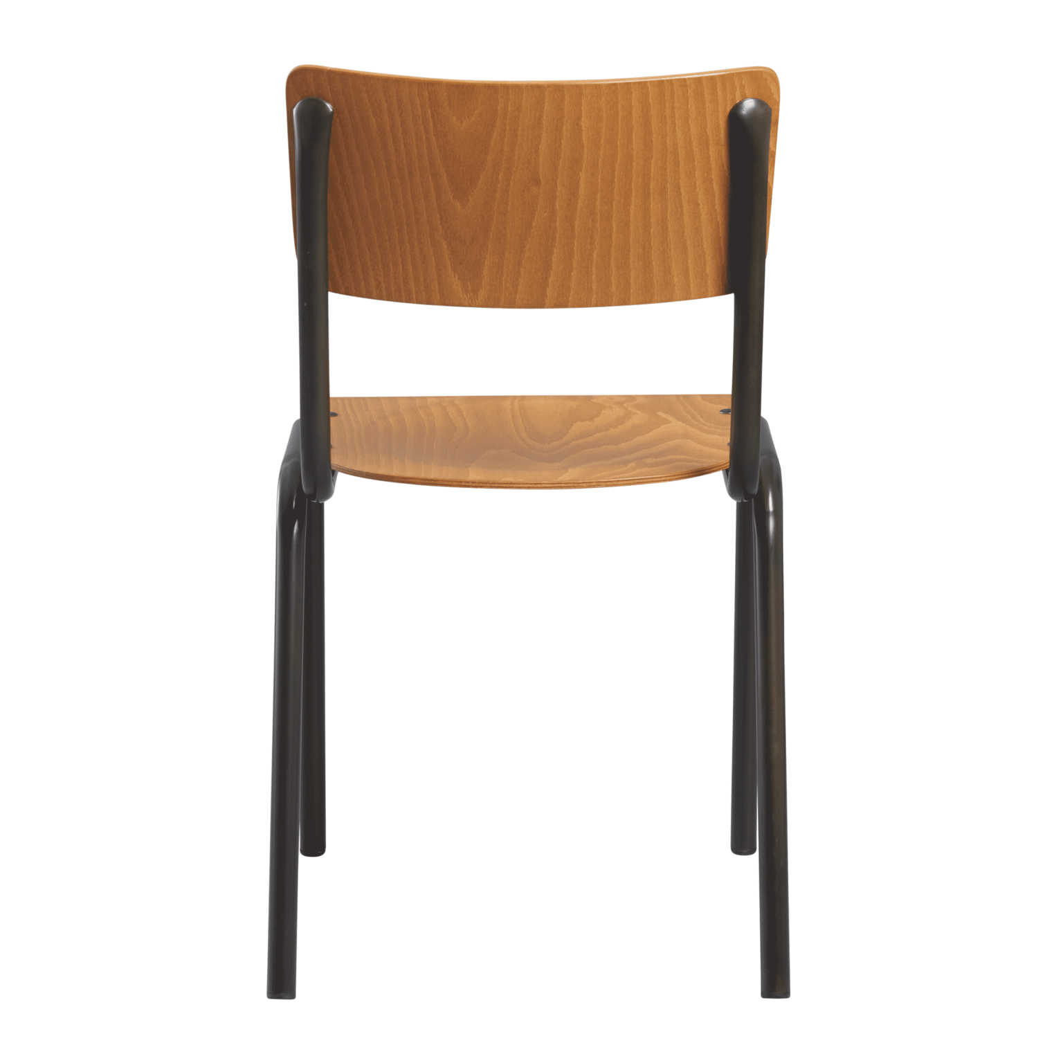 Tavo Stacking Side Chair - Wooden Seat & Back - Zap Trading