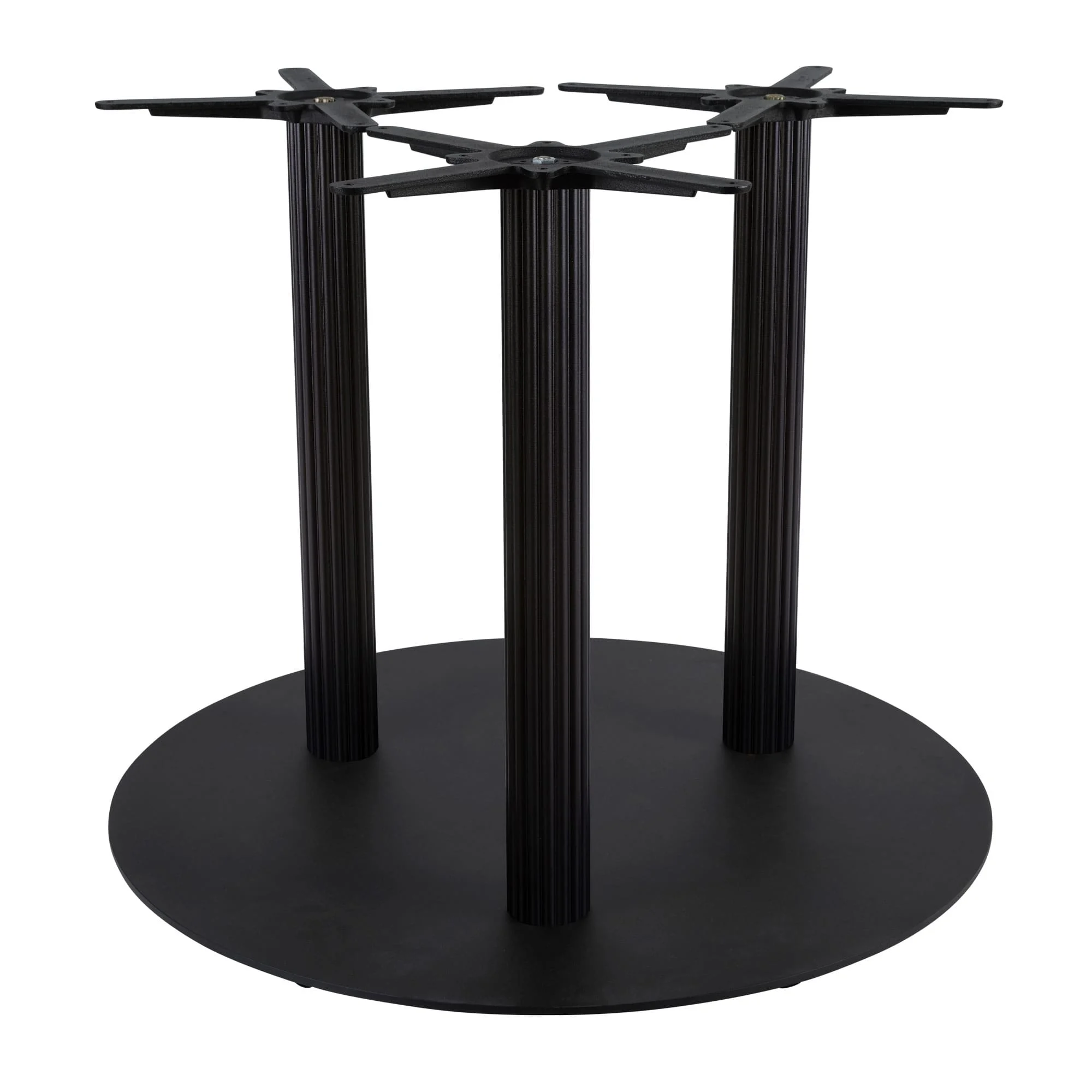 Boston Base - Black Fluted Extra Large Round - Dining - Zap Trading