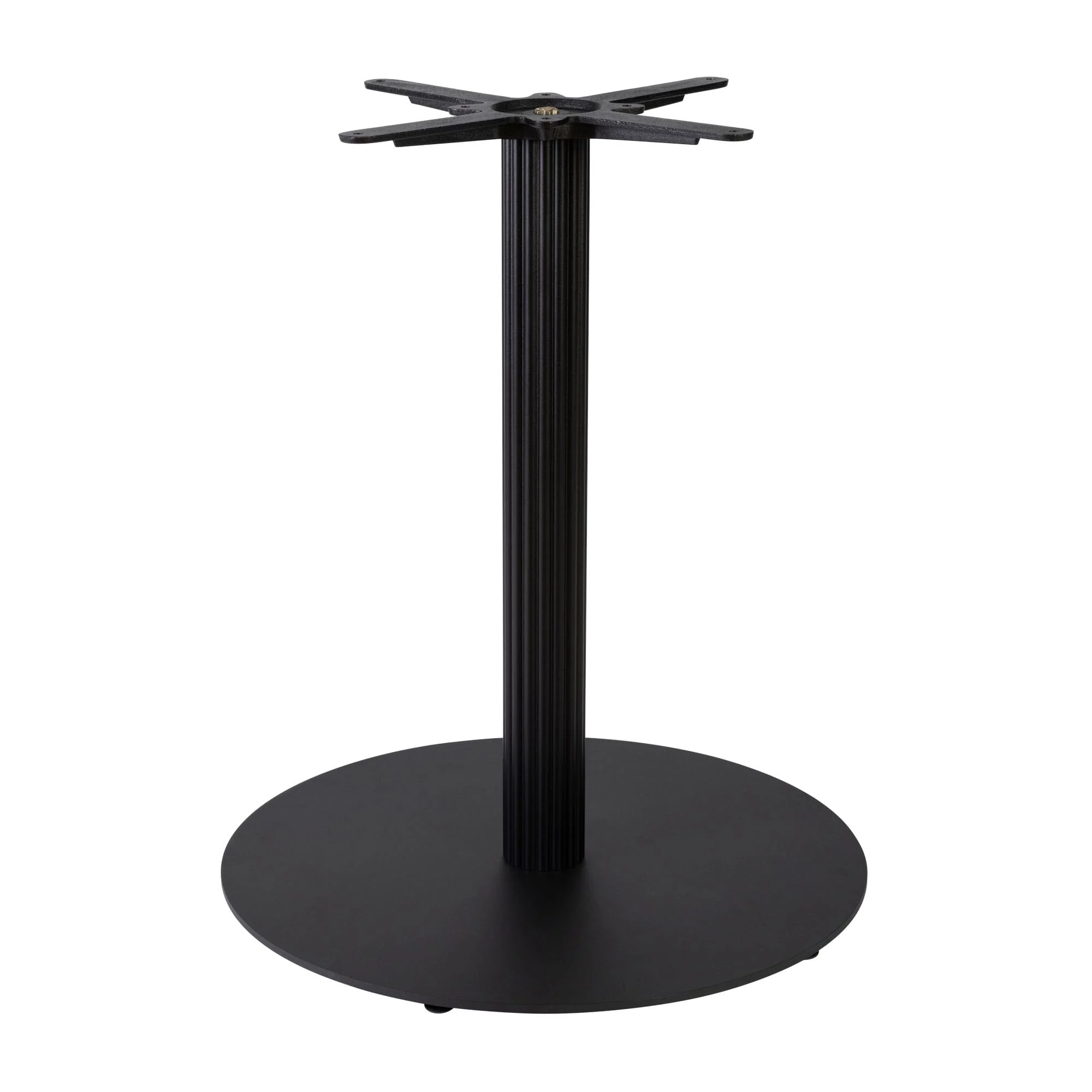 Boston Base - Black Fluted Large Round - Dining - Zap Trading