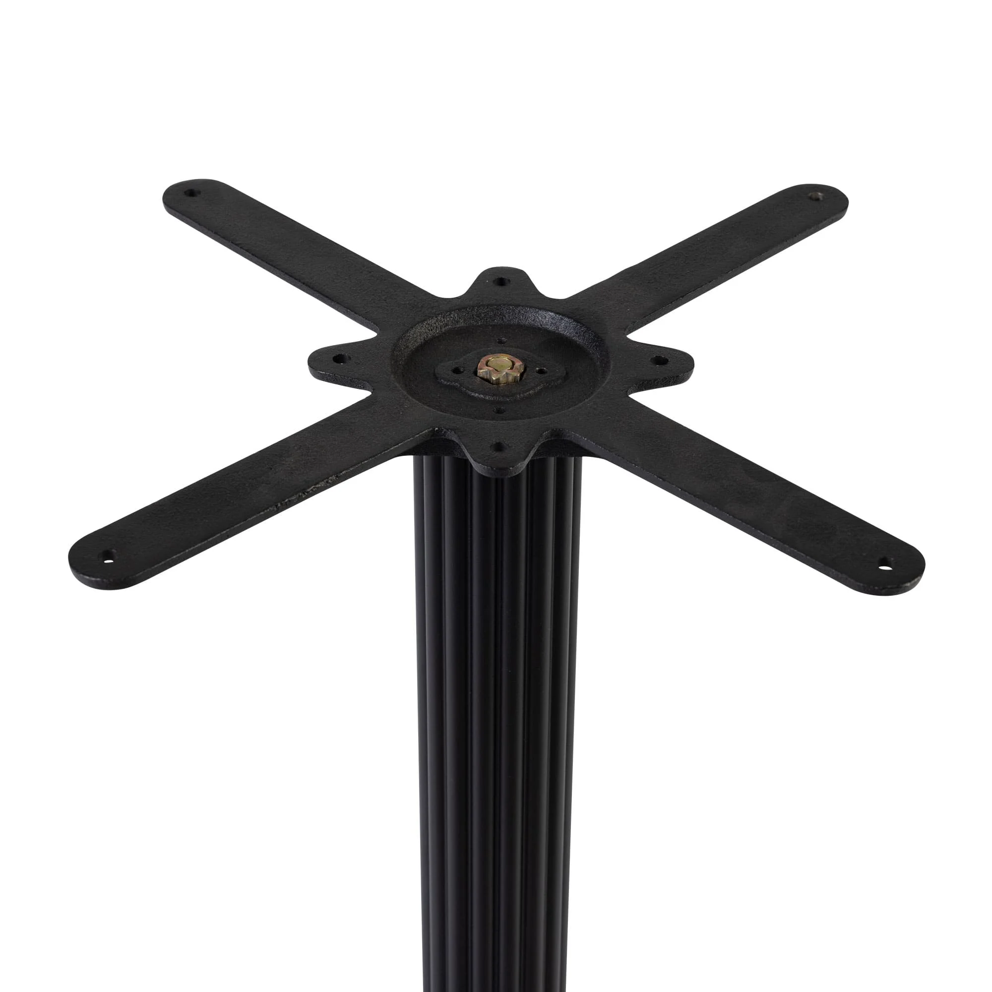 Boston Base - Black Fluted Small Round - Poseur - Zap Trading